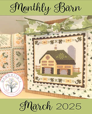 Monthly Barn - March 2025 | Lazy Daisy Stitching